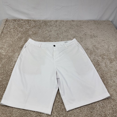 Adidas Golf Shorts ClimaLite 3-Stripes Performance White | eBay