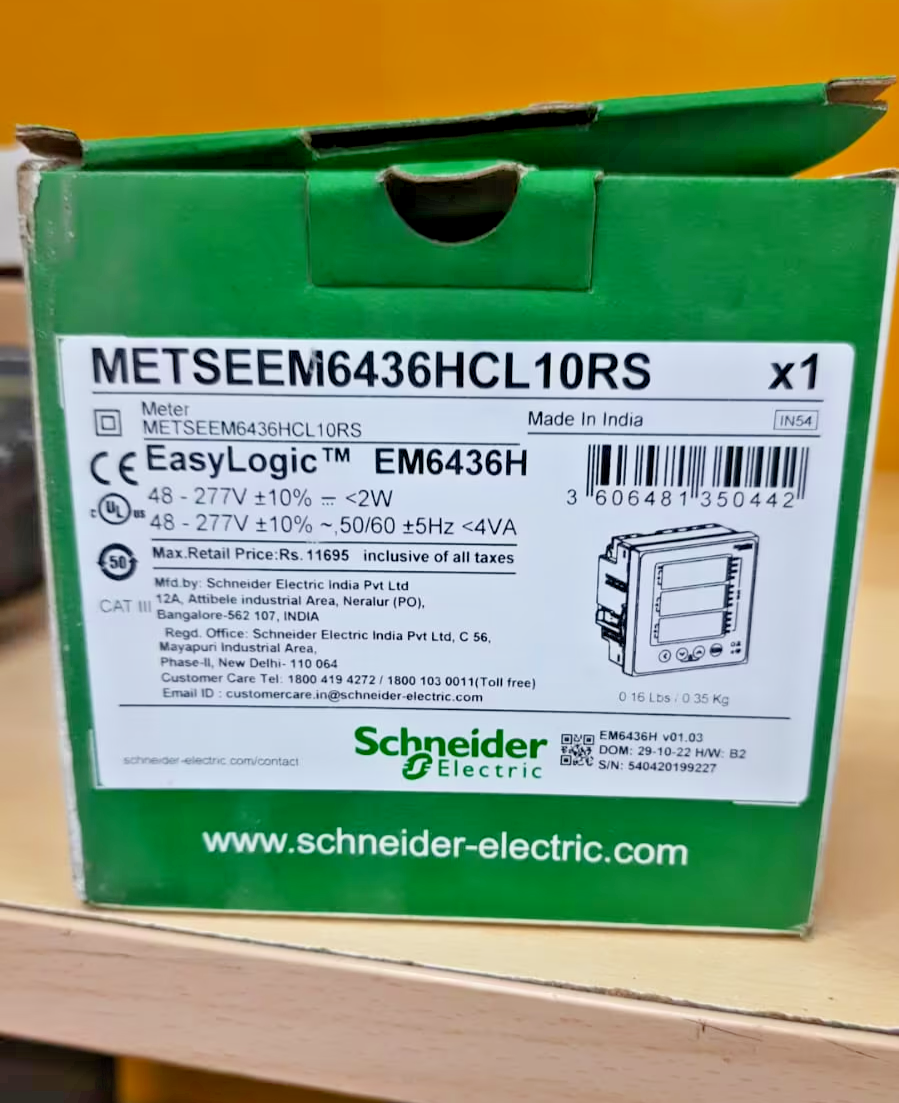 1PC- Schneider METSEEM6436HCL10RS Multi-function meter CONZERV VAF PF P ...