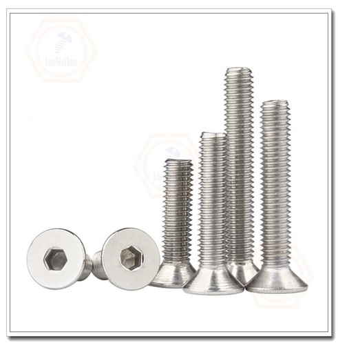M8/M10/M12/M16 Allen Hex Socket Sunk Head Screw Flat Head Bolts 304 ...