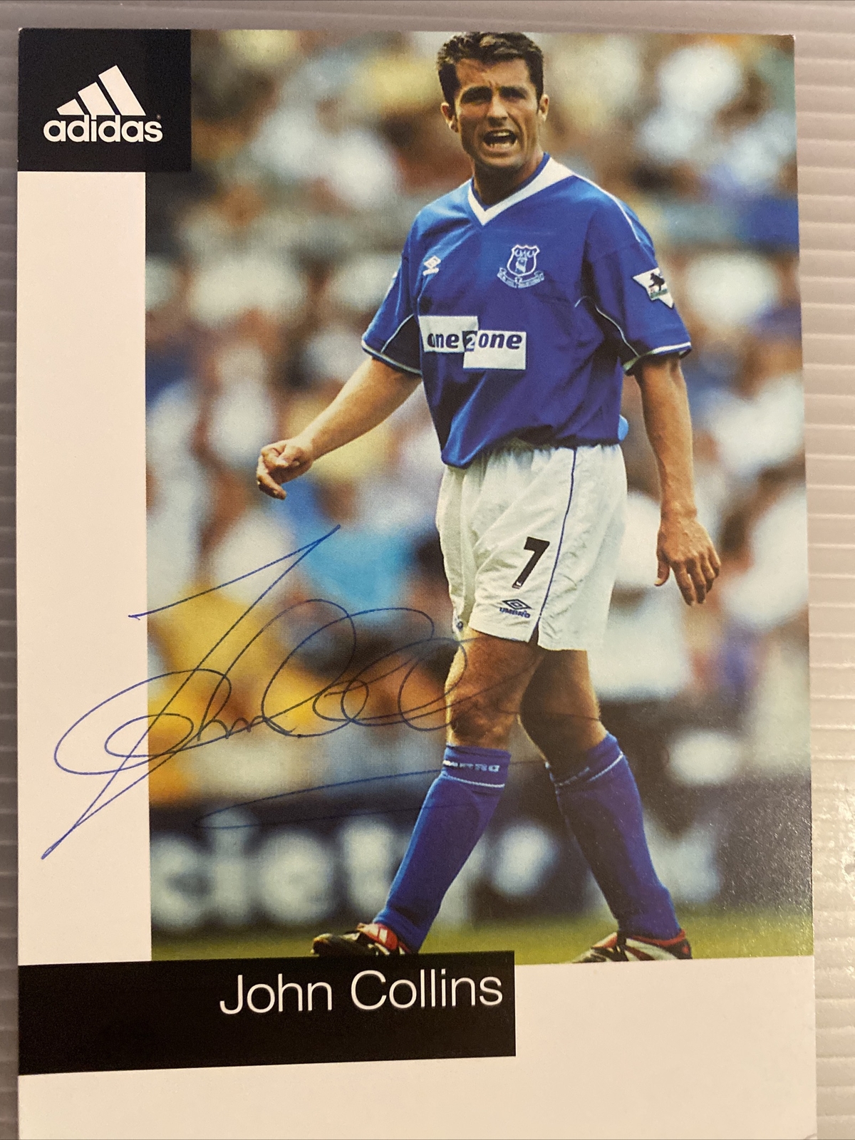 John Collins SIGNED Adidas Promo Photo Everton FC Autograph Football ...