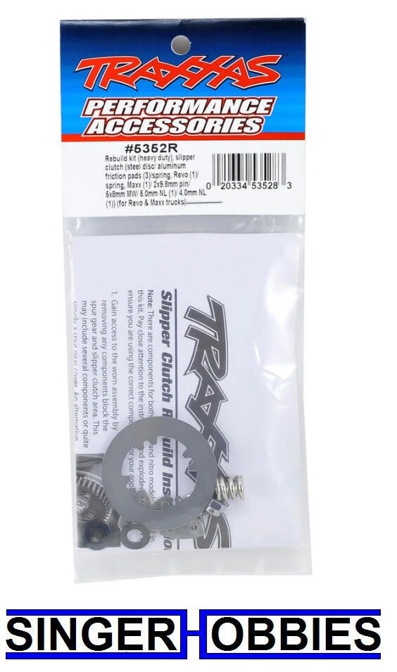 Traxxas Rebuild Kit HD SLIPPER Clutch 5352R for sale online | eBay