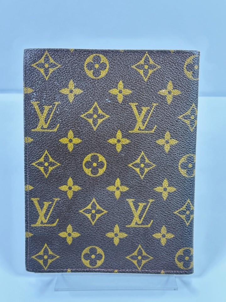 Louis Vuitton Monogram Desk Agenda Cover LV Vintage | eBay