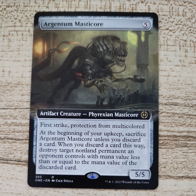 MTG Argentum Masticore Phyrexia: All Will Be One 393 Regular Rare for ...