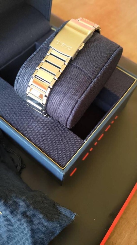 Casio 50th Anniversary CASIOTRON TRN-50SS-2AJR Quartz Men's Watch ...