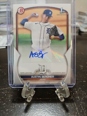 2023 Bowman Baseball 1st Austin Bergner Paper Auto Detroit Tigers | eBay