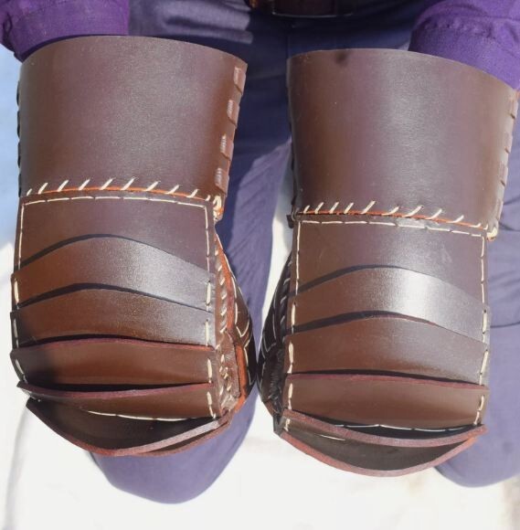 WEEKEND SALE Medieval Viking Leather SCA Combat Renaissance Protective ...