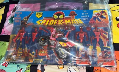 Spider-Man Marvel Unmatched 5 Figure Set With Motorcycle | eBay