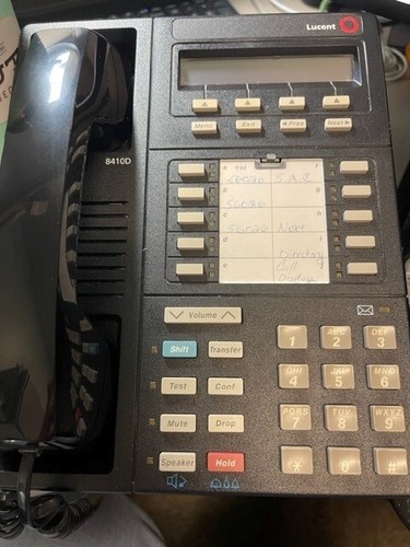 Lucent Definity 8410D Black Display Phone (8410D01) | eBay