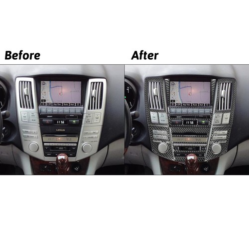 13pcs Carbon Fiber Center Console Sticker Trim Set For Lexus RX330 ...