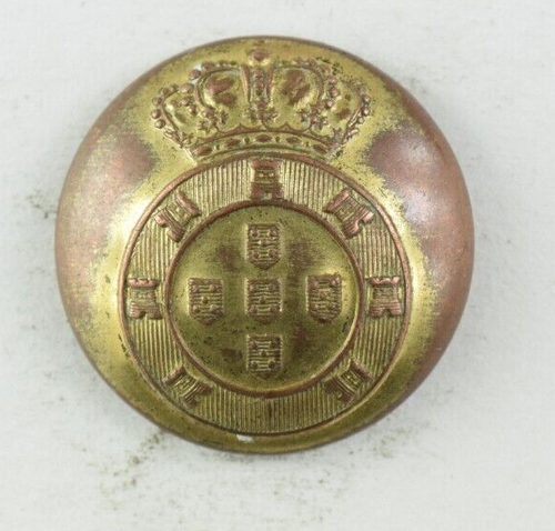 1830's-40's Danish Dutch Crest Crown Seal Military Uniform Button ...