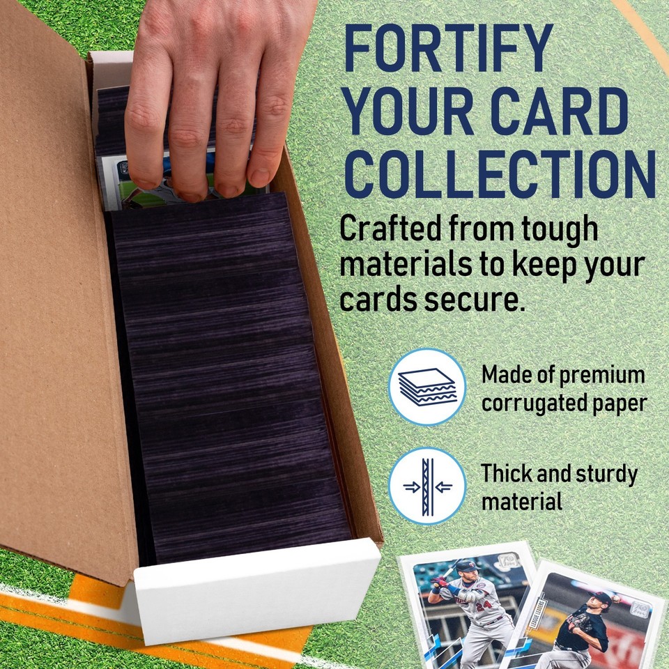Trading Card Storage Box | Cardboard Sports & TCG Boxes | Holds 675 ...