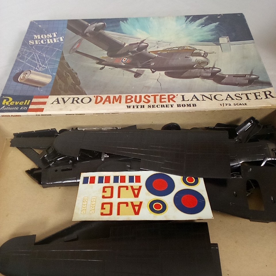 2 Revell Plastic Model Kits 1/72 Scale Damn Buster Lancaster B-24 ...