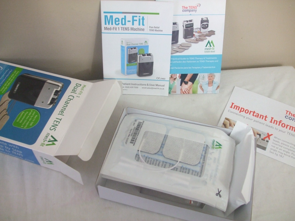 TENS Machine Med-Fit 1 / Dual Channel with Patient Guide to TENS - BNIB ...