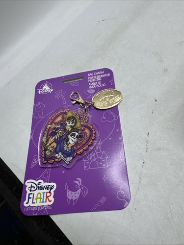 Disney Parks Flair Coco Imelda & Hector Heart Bag Charm 2022 - NEW Lb ...
