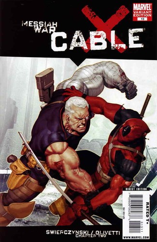 Cable (2nd Series) #13A VF/NM; Marvel | Messiah War 2 variant Deadpool ...
