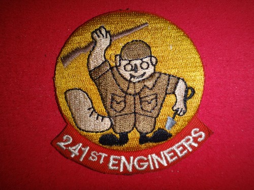 Vietnam Guerre Armée Américaine 241st Engineer Combat Bataillon Patch ...