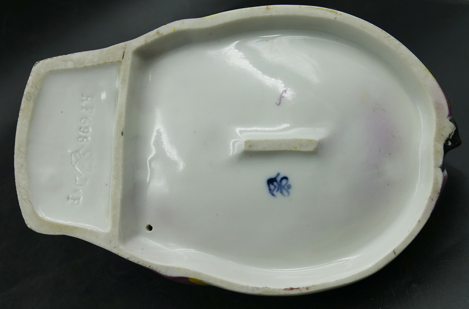 Germany Art Deco Goebel Porcelain Pierrot Figural Inkwell with Tray, ca ...