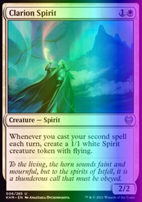 MTG Magic the Gathering Clarion Spirit (6/551) Kaldheim LP FOIL | eBay