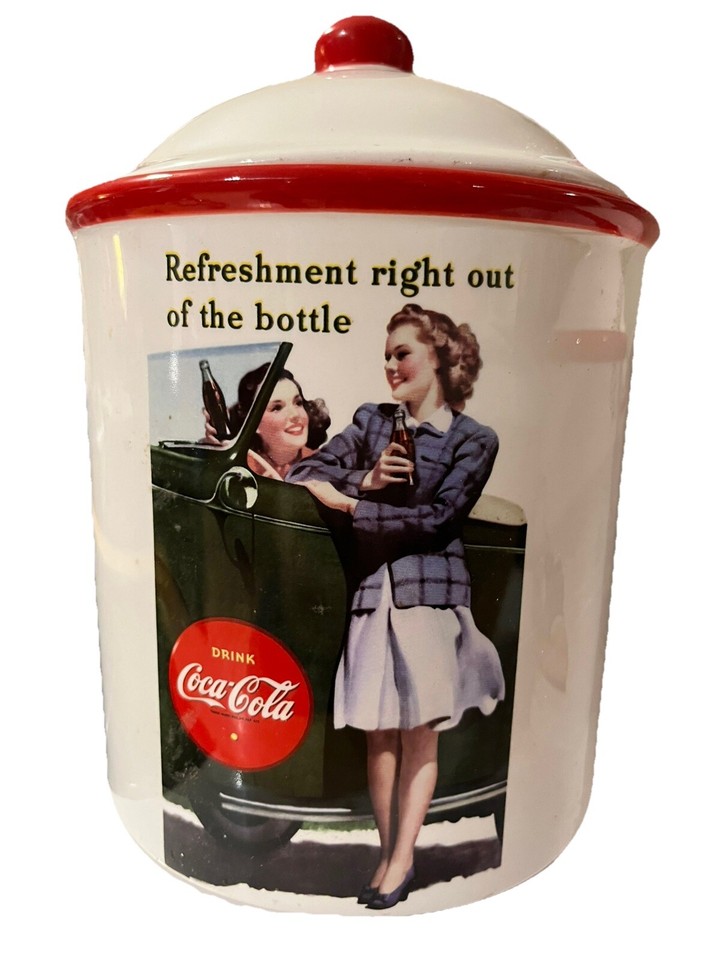 Vintage Style Coca-Cola Canister Set of 3 Complete In Box Unique Retro ...