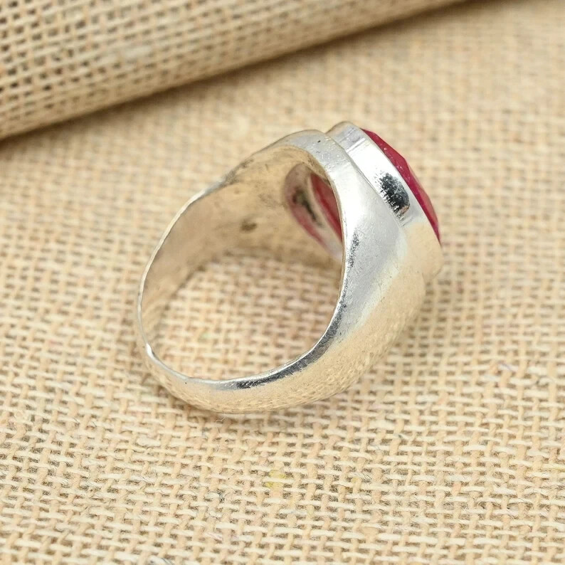 Popular Raby Men's Ring 925 Sterling Silver Handmade Statement Men's ...