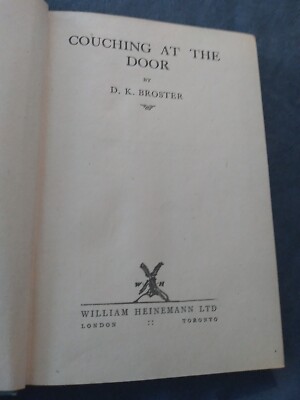 Horror D K Broster Couching At The Door 1942 1st UK VG | eBay