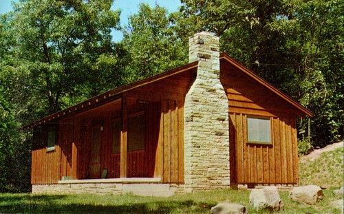 Postcard deluxe cabin lost River State park Mathias West Virginia | eBay