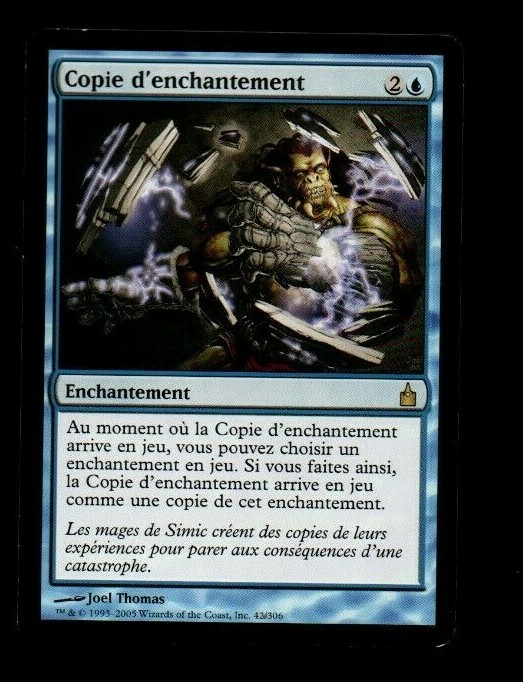 MRM FR/VF Copy Enchantment - Copie d'enchantement MTG magic RAV | eBay