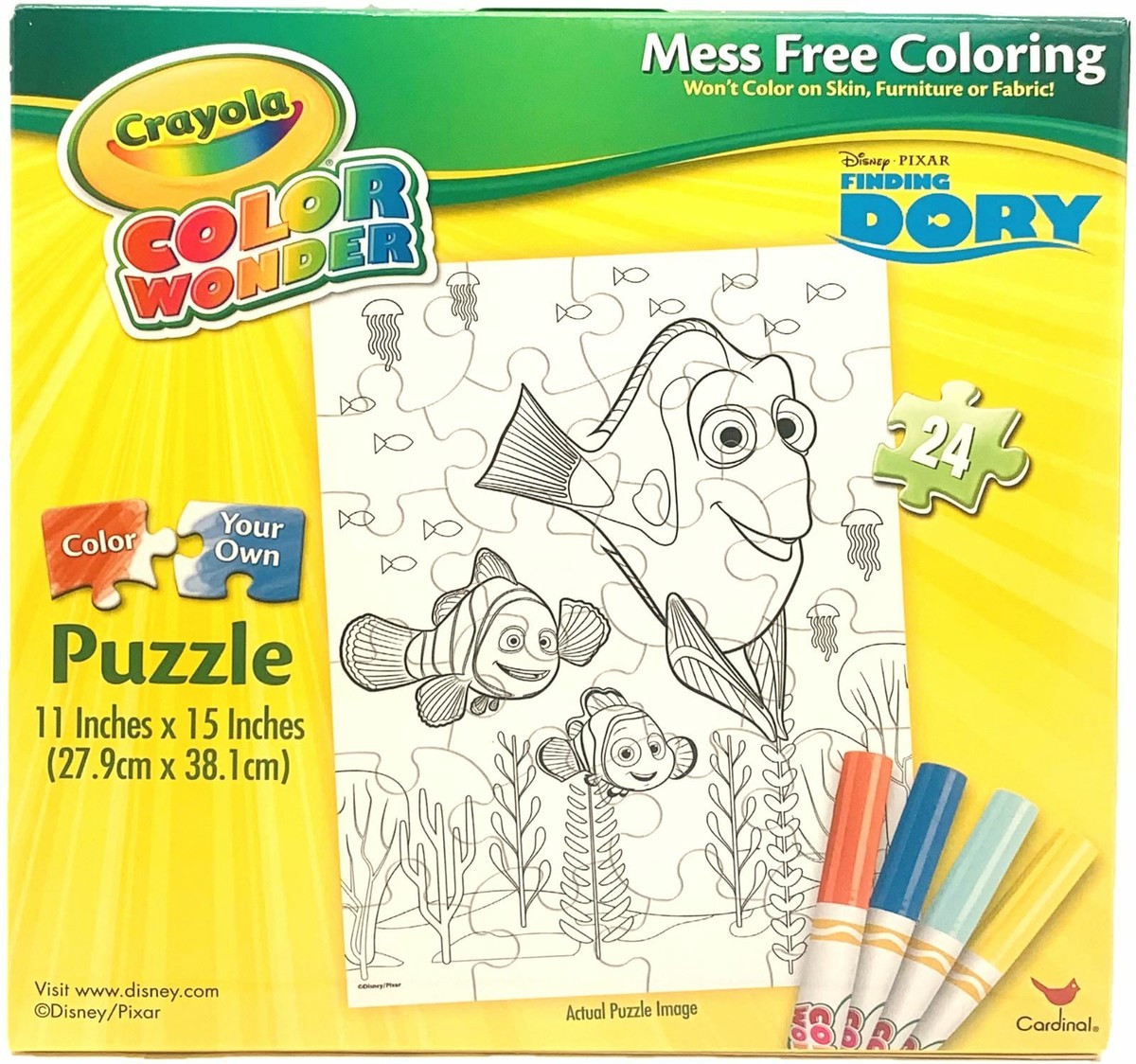 Kleurplaten Van Finding Nemo Dory Crayola Color Wonder Disney Finding