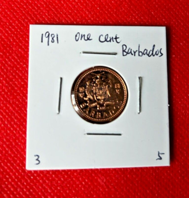 1981 BARBADOS ONE CENT COIN - NICE WORLD COIN !!! | eBay