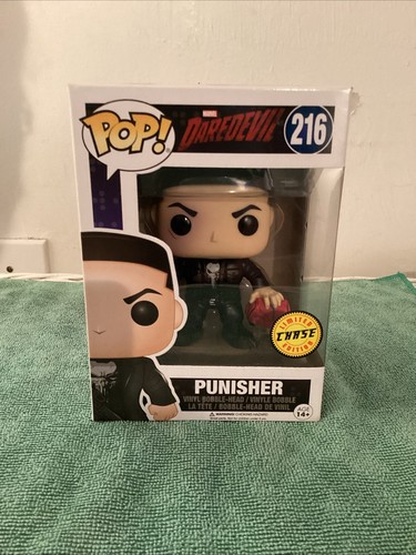 Funko Pop! Vinyl: Chase Punisher #216 Marvel Daredevil Figure | eBay