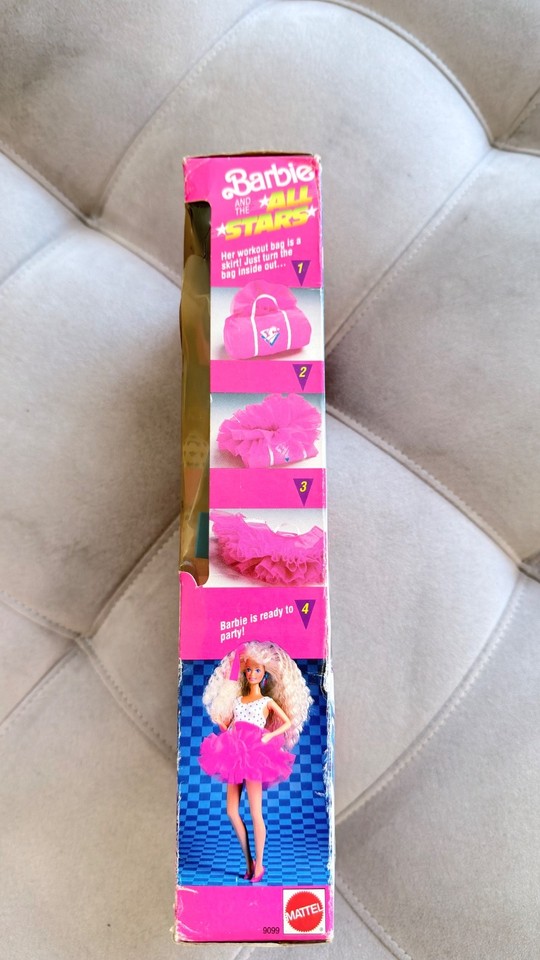 NEW Vintage 1989 Mattel Barbie and the All Stars Aerobic Workout Doll ...