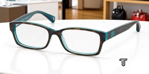 COACH HC6040 5116 Dark Tortoise Teal Demo Lens 52 mm Women's Eyeglasses ...