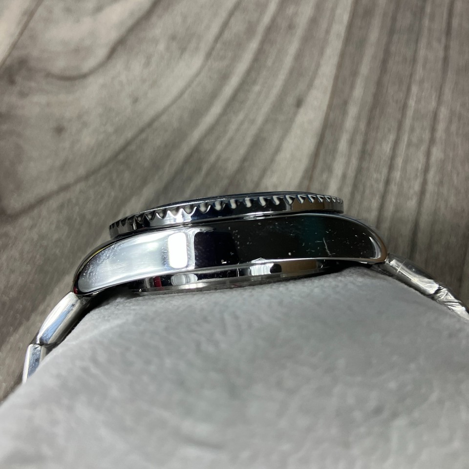 * NEW Anthony James LONDON Mens Wrist Watch Quartz Movement Blue Dial ...