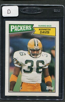 1987 Topps Kenneth Davis RC #352 Packers Mint (D) | eBay