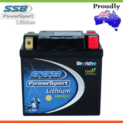 SSB 12V Lightweight Lithium Ion Phosphate Battery For YAMAHA XV250 ...