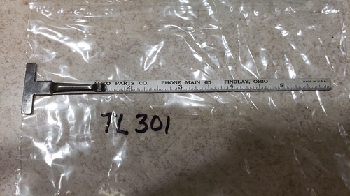 VINTAGE 6" STAINLESS STEEL RULER WITH POCKET CLIP MADE IN USA(TL301) | eBay