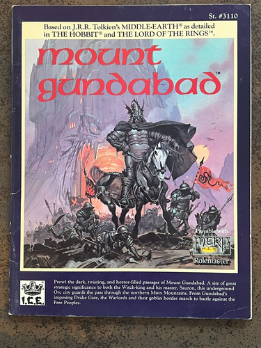 Cod. 2108. Mount Gundabad, MERP (ICE # 3110) Middle Earth LOTR Oop. | eBay