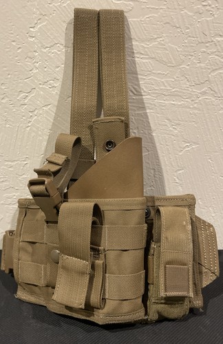 Vapor Spec Ops Tactical Holster Kydex Molded M9 Drop Leg Thigh Right ...