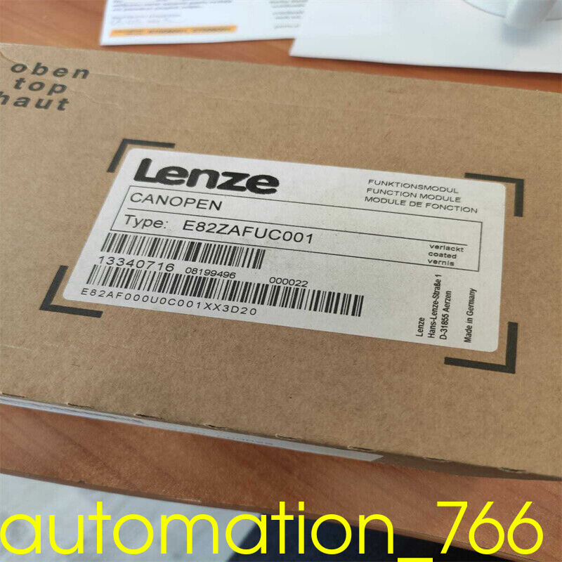 E82ZAFUC001 Lenze 8200 CANopen PT Function Module Via DHL or FedEx | eBay
