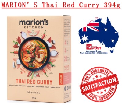 NEW THAILAND Marion's Kitchen Thai Red Curry Meal Kit 394g + Free ...