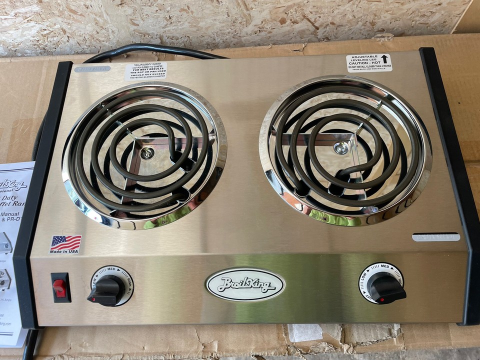 BroilKing Broil King PR-D1 Double Burner Buffet Range Hot Plate Cooktop ...