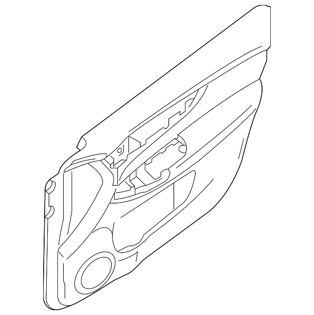 Genuine Nissan Door Trim Panel 80900-7FA0A | eBay