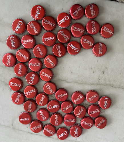 Coke & CocaCola Metal Red Bottle Caps for Crafts and collectors | eBay
