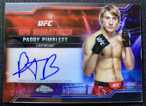 2025 Topps Chrome UFC Paddy Pimblett UFC Signatures Auto | eBay Australia