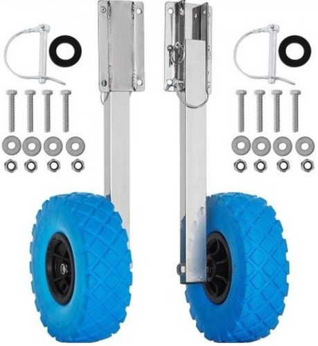 Boat Transom Launching Wheel Dolly Stainless Steel For Inflatable Boat ...