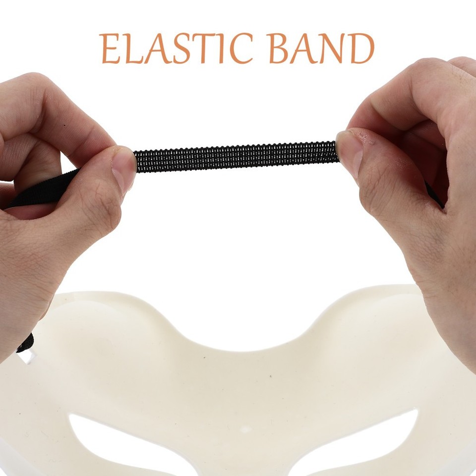 4 Pcs Paper Wildlife Masks Japanese Fox Blank Animal Adults DIY White ...