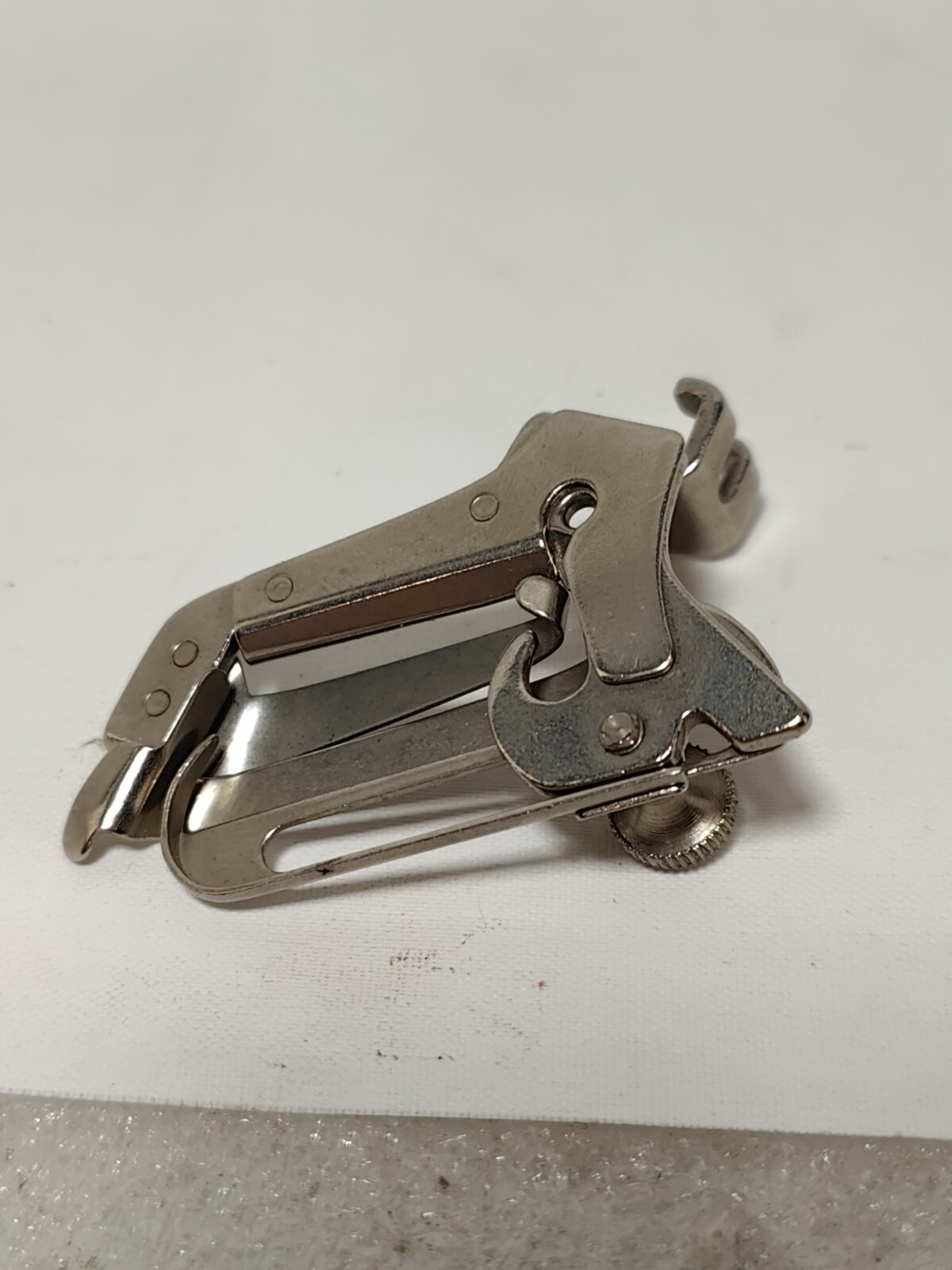 SINGER SIMANCO 35931 Adjustable Hemmer Foot Vintage Sewing Attachment ...