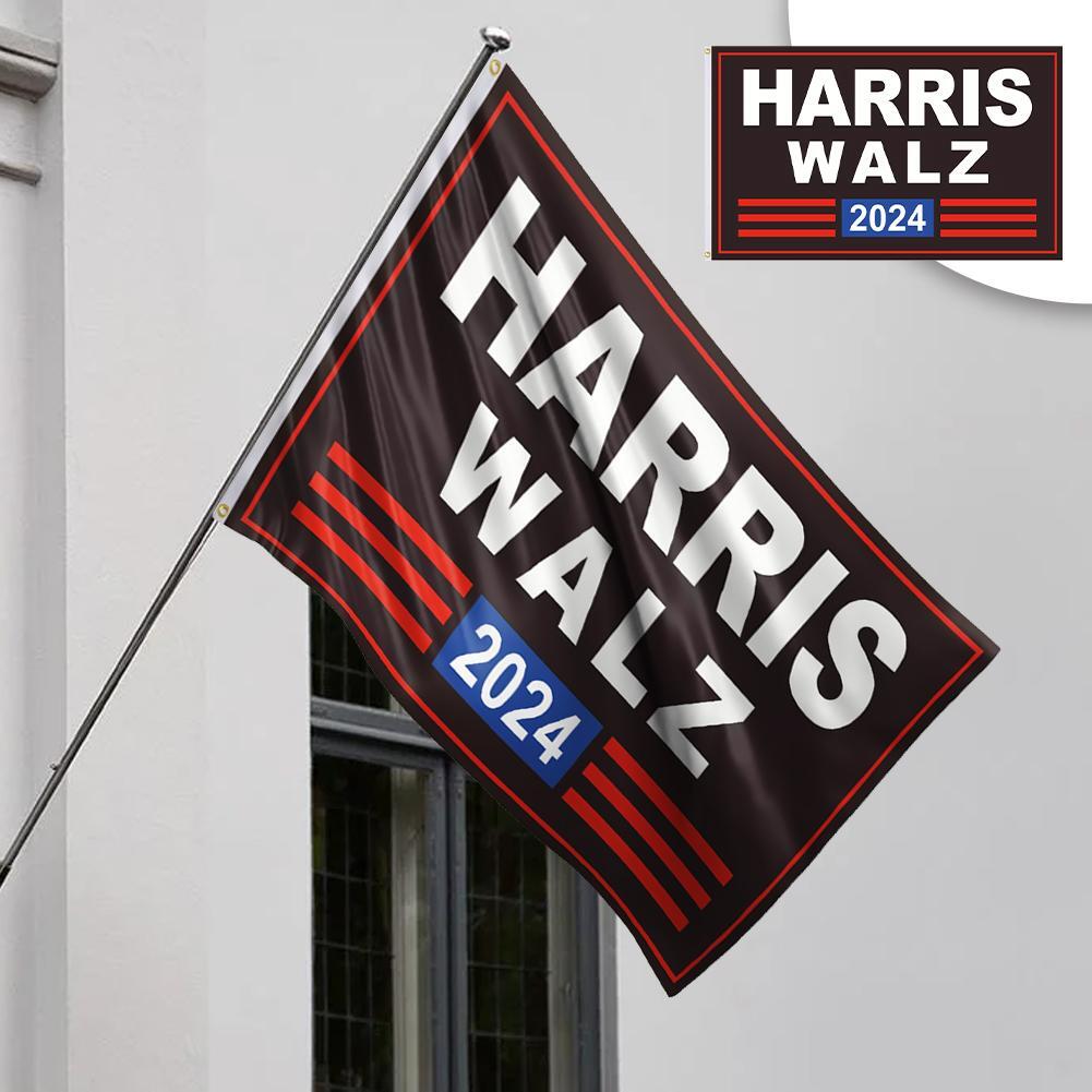 Kamala Harris Tim Walz 2024 Flag Harris for | Grelly UK