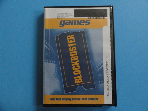 PS3 RED DEAD REDEMPTION BLOCKBUSTER VIDEO GAME RENTAL CASE | eBay