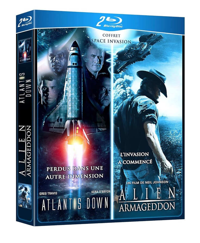Space Invasion : Alien Armageddon / Atlantis Down (Blu-ray) Mcewan (UK ...